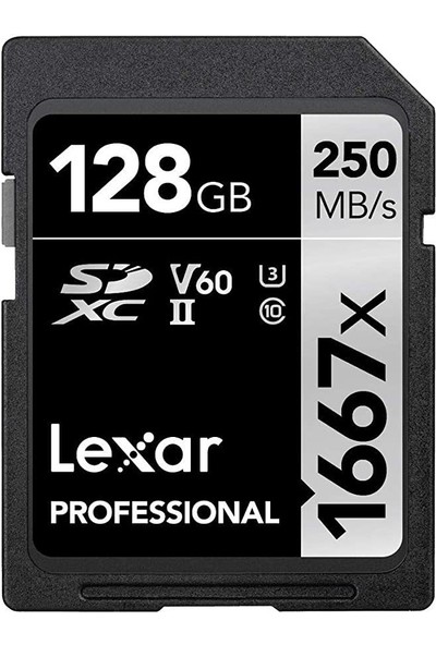 Lexar 128GB Professional 1667X Uhs-Iı Sdxc Hafıza Kartı Lexar 128GB Professional 1667X Uhs-Iı Sdxc Hafıza Kartı