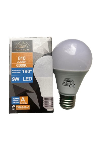 Tamlight 9 Watt Enerji Tasarruflu LED Ampül Tamlight 9 Watt Enerji Tasarruflu LED Ampül