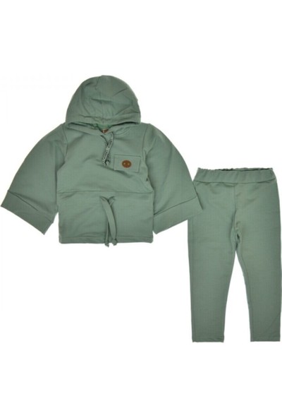 Geniş Kollu Armalı Kız Çocuk Takım 5-8 Yaş