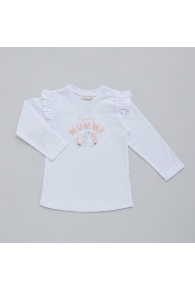 Chakra Bunny Bebek T-Shirt Beyaz