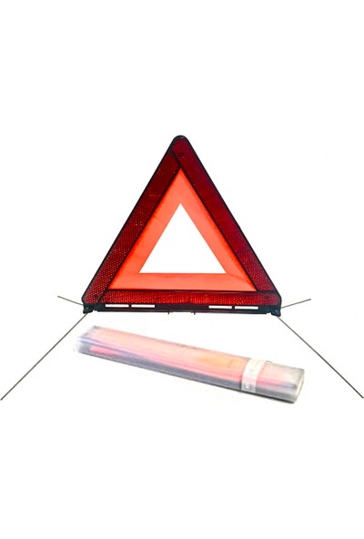 Eagle Ür 074 Avrupa Standartlarına Uygun Fosforlu Üçgen Reflektör