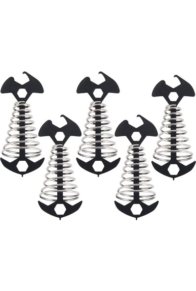Homyl 5 Parça Çadır Sıkları Fishbone Bahar Güverte Çapa Kavramı Kamp Siyah Için Pegs Kurulu Kazık (Yurt Dışından) Homyl 5 Parça Çadır Sıkları Fishbone Bahar Güverte Çapa Kavramı Kamp Siyah Için Pegs Kurulu Kazık (Yurt Dışından)