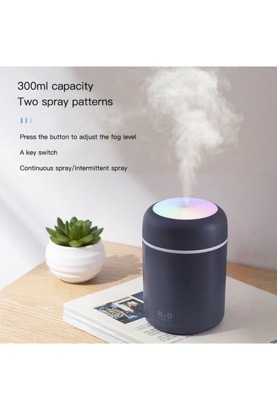 Generic (Siyah) Taşınabilir Ultrasonik USB Nemlendirici Koku Atomizer Hava Renkli Kupası Arıtma (Yurt Dışından) Generic (Siyah) Taşınabilir Ultrasonik USB Nemlendirici Koku Atomizer Hava Renkli Kupası Arıtma (Yurt Dışından)