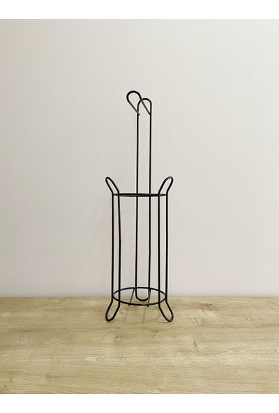 Sarina Cam Wc Metal Tuvalet Kağıdı Askısı