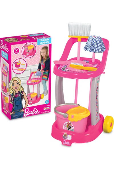 Barbie Temizlik Arabası