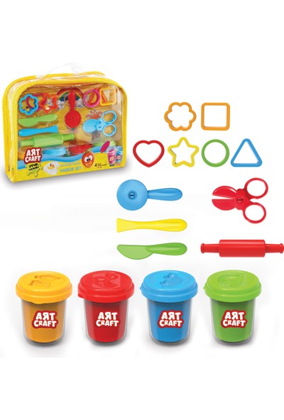 Fen Toys 03293 Geometrik Çantalı Hamur Set