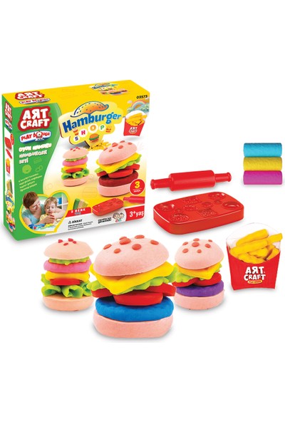 Art Craft Hamburger Set Oyun Hamuru 150 gr Art Craft Hamburger Set Oyun Hamuru 150 gr