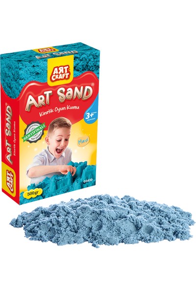 Artcraft Mavi Kinetik Oyun Kumu 500 gr Artcraft Mavi Kinetik Oyun Kumu 500 gr