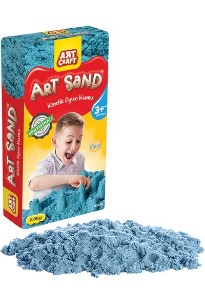 Artcraft Mavi Kinetik Oyun Kumu 1000 gr Artcraft Mavi Kinetik Oyun Kumu 1000 gr