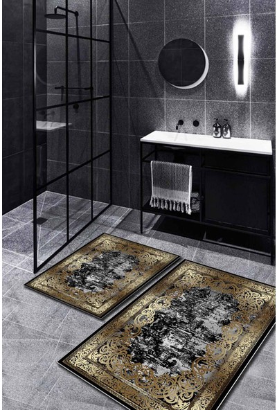 Cappio Gols Detaylı Eskitme Banyo Paspası-CP-BNY-01189 Cappio Gols Detaylı Eskitme Banyo Paspası-CP-BNY-01189