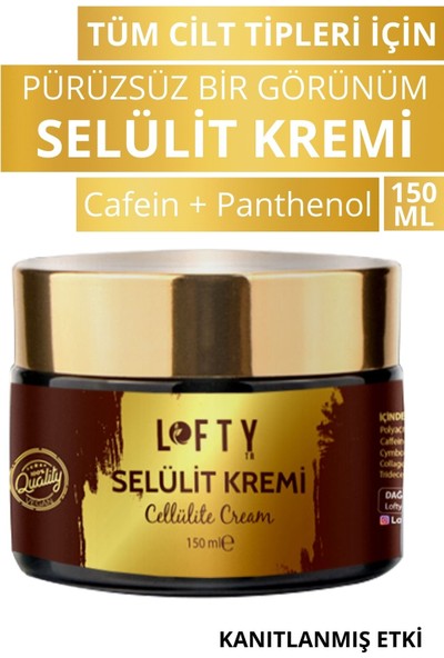 Nemlendirici Selülit Kremi - Selülit Görümünde Gözle Görülür Azalma - %92 Doğal Içerik - 150ml Nemlendirici Selülit Kremi - Selülit Görümünde Gözle Görülür Azalma - %92 Doğal Içerik - 150ml
