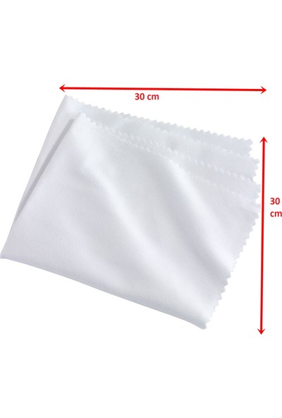 Optisyenler Optik 30X30 Büyük Gözlük Temizleme Mendili