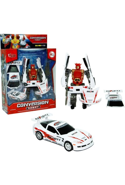 Conversion 998 Işıklı Sesli Dönüşebilen Robot