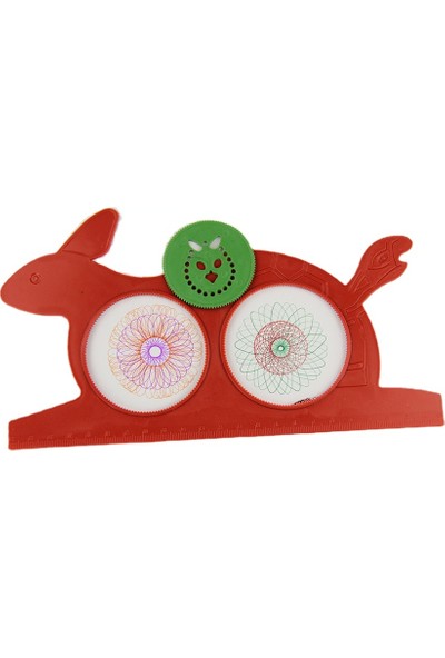 Just For U Sihirli Kaplumbağa Tavşan Çizim Cetveli - Kırmızı (Yurt Dışından) Just For U Sihirli Kaplumbağa Tavşan Çizim Cetveli - Kırmızı (Yurt Dışından)