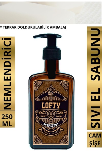 Nemlendirici Beyaz Sabun Kokulu Sıvı El Sabunu Cam Şişe Dekor - Vegan Içerik - 250ml Nemlendirici Beyaz Sabun Kokulu Sıvı El Sabunu Cam Şişe Dekor - Vegan Içerik - 250ml