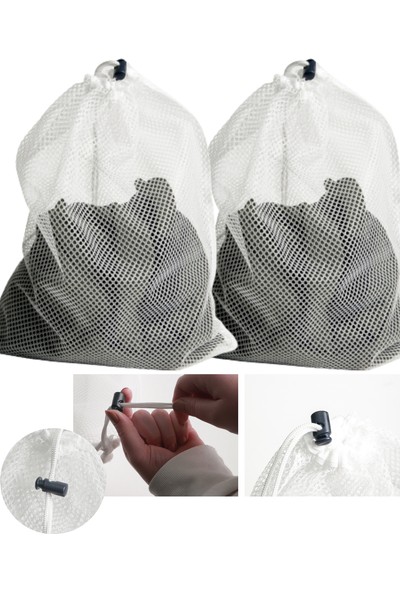 Noyan Group 2 Adet Stoperli Çamaşır Yıkama Filesi 40X60 cm SFİLE05 Noyan Group 2 Adet Stoperli Çamaşır Yıkama Filesi 40X60 cm SFİLE05