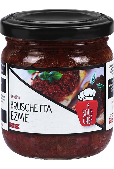 Jr. Sous Chef Zeytinli Bruschetta Ezme 190 gr Jr. Sous Chef Zeytinli Bruschetta Ezme 190 gr