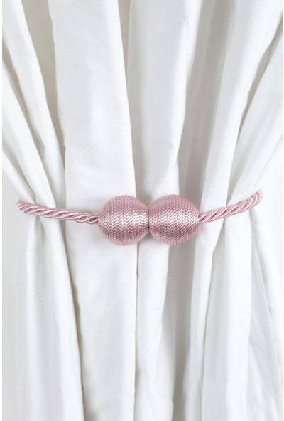 Favora 2li Mıknatıslı Perde Toplayıcı Braçol - Pudra