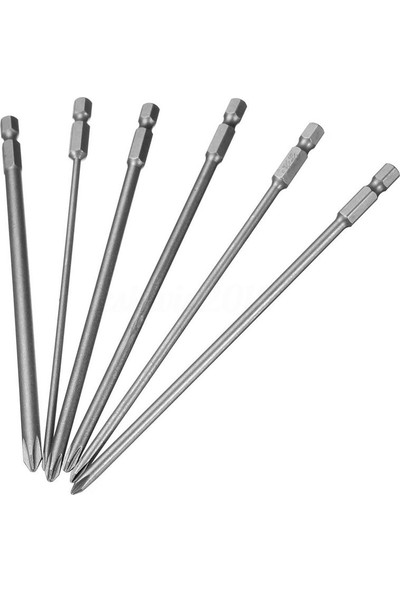 Guangdong Spirit Flyeer 6 Adet Şaft 1/4 Inç S2 Çelik 150MM Uzun Manyetik Altıgen Çapraz Başlı Tornavida Ucu Seti Guangdong Spirit Flyeer 6 Adet Şaft 1/4 Inç S2 Çelik 150MM Uzun Manyetik Altıgen Çapraz Başlı Tornavida Ucu Seti
