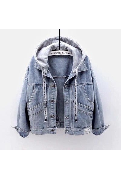 Wonderland Kadınlar Için Rahat Ayrılabilir Kapüşonlu Sweatshirtlü Uzun Kollu Kot Ceket S Beden - Mavi (Yurt Dışından) Wonderland Kadınlar Için Rahat Ayrılabilir Kapüşonlu Sweatshirtlü Uzun Kollu Kot Ceket S Beden - Mavi (Yurt Dışından)