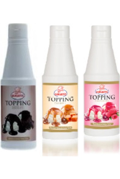 Ovalette Topping Sos 3'lü Set