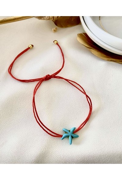 Home Art Nova Yıldızlı Halhal Bileklik Kırmızı Ip Home Art Nova Yıldızlı Halhal Bileklik Kırmızı Ip