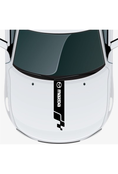 Parla Mazda Mx Ön Kaput Oto Sticker Parla Mazda Mx Ön Kaput Oto Sticker