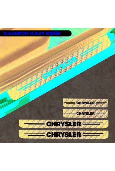 Parla Chrysler Pacifica Karbon Kapı Eşiği Oto Sticker 4 Adet Parla Chrysler Pacifica Karbon Kapı Eşiği Oto Sticker 4 Adet