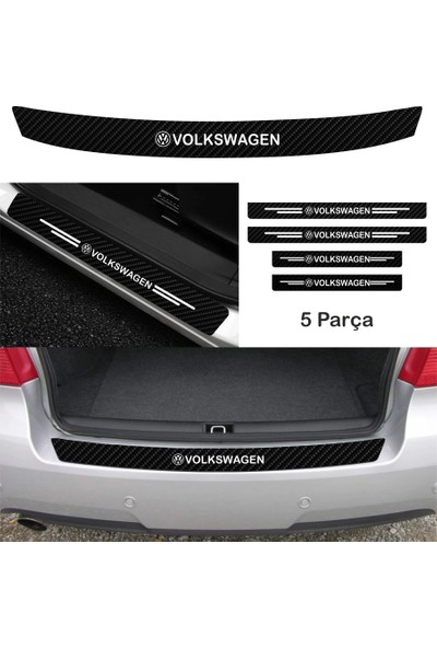Parla Volkswagen Eos Arka Tampon Bagaj Koruyucu Sticker Parla Volkswagen Eos Arka Tampon Bagaj Koruyucu Sticker
