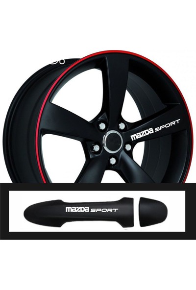 Parla Mazda 121 Kapı Kolu Jant Sticker 10 Adet Parla Mazda 121 Kapı Kolu Jant Sticker 10 Adet