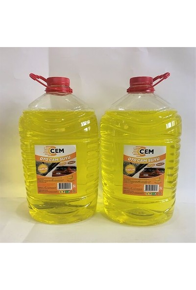 Cem Yazlık Oto Cam Suyu 5 Lt 2'li