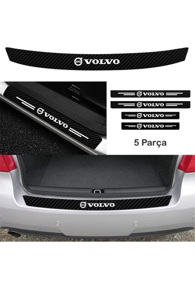 Parla Volvo XC90 Bağaj ve Kapı Eşiği Karbon Sticker (Set) Parla Volvo XC90 Bağaj ve Kapı Eşiği Karbon Sticker (Set)