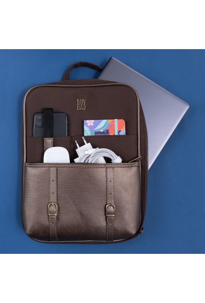 Önder Minbag Aspen Kahverengi Askılı Laptop ve Tablet Çantası 13,5 Inç Önder Minbag Aspen Kahverengi Askılı Laptop ve Tablet Çantası 13,5 Inç