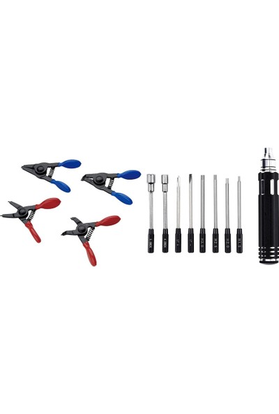 Guangdong Spirit 1 Takım Mini Segman Pense, Segman Tespit Klipsi Alet Seti ve 1 Takım Tornavida Seti Altıgen Soket Rc Aletler Kiti Guangdong Spirit 1 Takım Mini Segman Pense, Segman Tespit Klipsi Alet Seti ve 1 Takım Tornavida Seti Altıgen Soket Rc Aletler Kiti