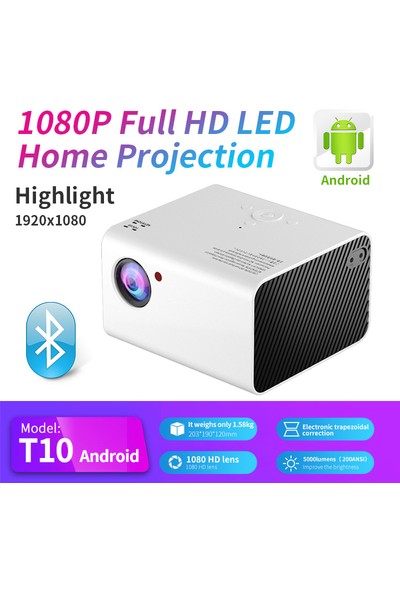 None Wıfı Hd Projektör Taşınabilir Mikro Mini Ev LED Projektör 1080P (Yurt Dışından) None Wıfı Hd Projektör Taşınabilir Mikro Mini Ev LED Projektör 1080P (Yurt Dışından)