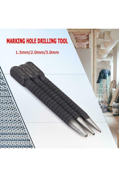 Guangdong Spirit Sondaj Konumlandırma Için Alaşımlı Çelik Metal Ahşap Delme Için 3 Adet Yüksek Hassasiyetli Konumlandırma Merkezi Punch Guangdong Spirit Sondaj Konumlandırma Için Alaşımlı Çelik Metal Ahşap Delme Için 3 Adet Yüksek Hassasiyetli Konumlandırma Merkezi Punch