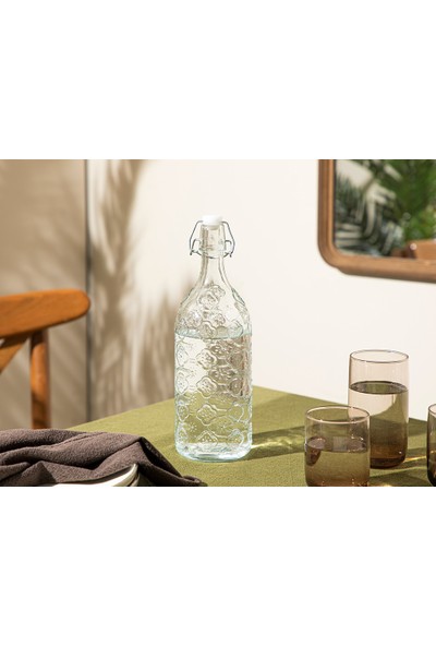 English Home Softy Cam Saklama Şişe 1000 ml Şeffaf