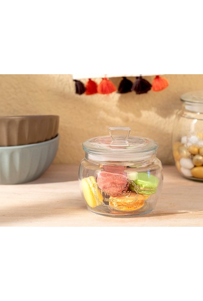 English Home Butterflys Cam Saklama Kavanoz 650 ml Beyaz English Home Butterflys Cam Saklama Kavanoz 650 ml Beyaz