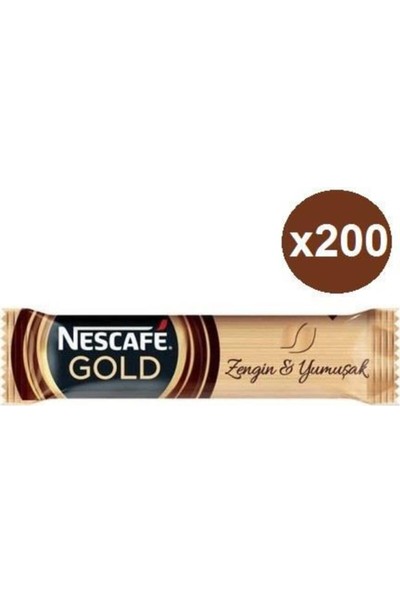 Nescafe Gold Hazır Kahve 2 gr 200 Adet