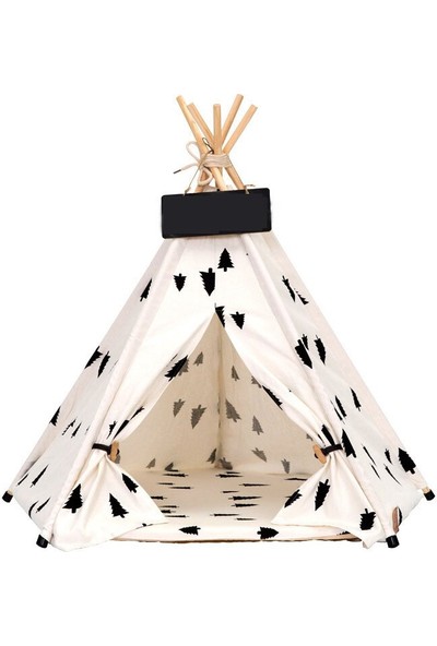 Generic Katlanabilir Evcil Köpek Köpek Teepee Uyku Yatak Taşınabilir Pet Köpek Çadır Evi Kedi Crate Köpek Çadır Kedi Yatak Evi | Kedi Yatakları ve Amp;paspaslar