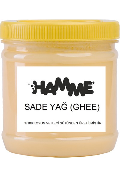 Hamme Sadeyağ (Ghee) 800 gr Hamme Sadeyağ (Ghee) 800 gr