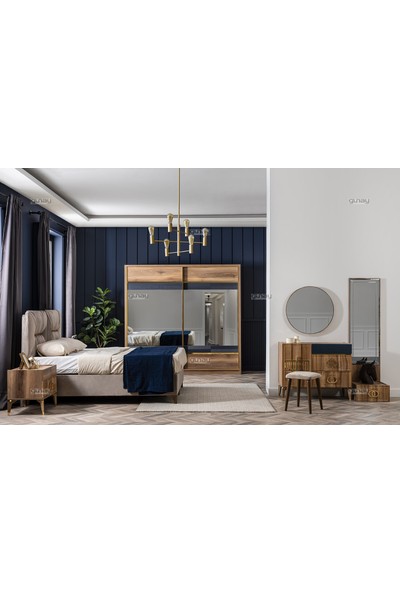 Günay Ev Üsküdar Sürgülü Yatak Odası Takımı