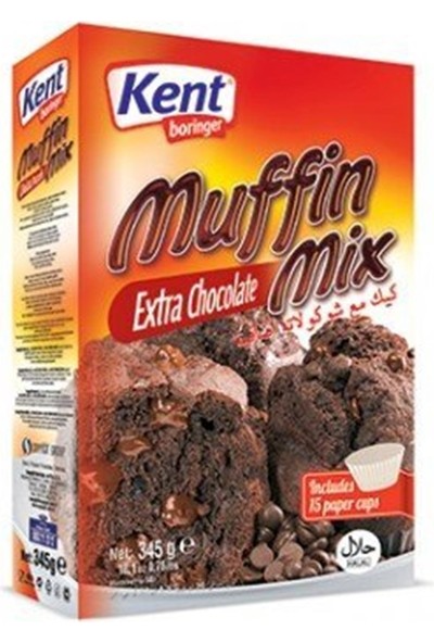 Kent Boringer Kakaolu Muffin 345 gr Kent Boringer Kakaolu Muffin 345 gr