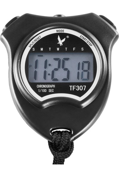 Saat Tarih Göstergeli Tek Sıralı 2 Hafızalı Kronometre