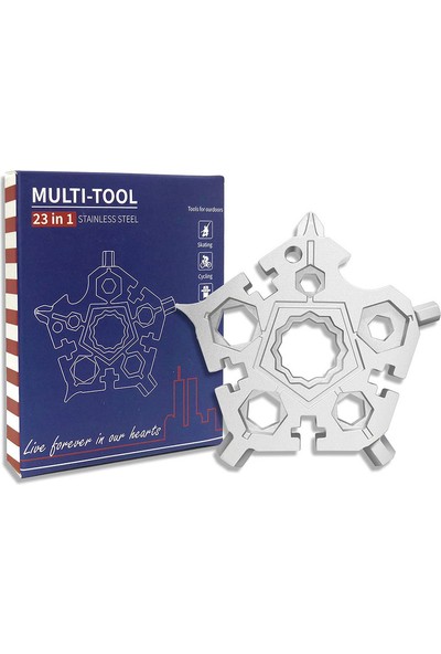 Skyline Store 23'ü 1 Arada Çok Amaçlı Paslanmaz Çelik Ingiliz Anahtarı (Yurt Dışından) Skyline Store 23'ü 1 Arada Çok Amaçlı Paslanmaz Çelik Ingiliz Anahtarı (Yurt Dışından)