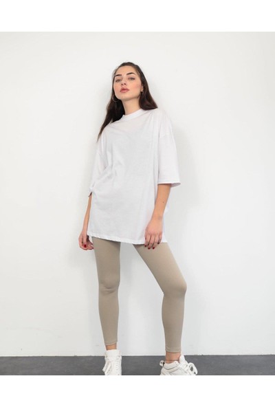 Iamokstore Sırtı Ayıcıklı Oversize Tişört