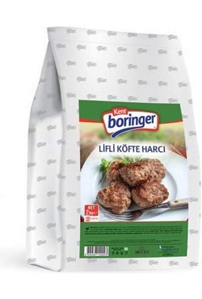 Kent Boringer Lifli Köfte Harcı 2 kg Kent Boringer Lifli Köfte Harcı 2 kg
