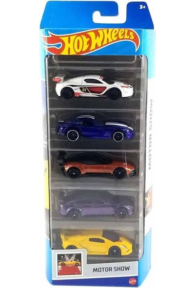 Hot Wheels 5'li Araba Seti 01806 HFV80 Motor Show Hot Wheels 5'li Araba Seti 01806 HFV80 Motor Show