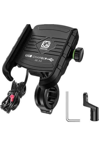 Kewig M8 Motosiklet USB Li Telefon Tutucu
