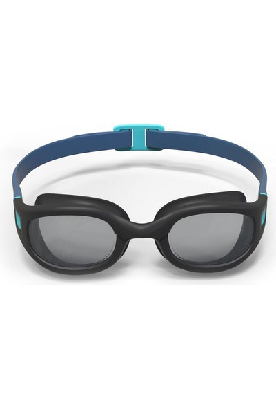 Nabaiji Unisex Yüzücü Gözlüğü Yüzme Deniz Havuz Gözlüğü L Boy Kutulu Siyah-Mavi Ayarlanabilir